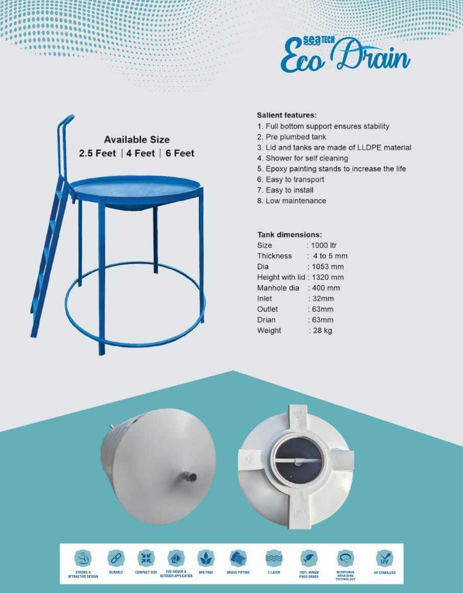 Seatech self cleaning Tank 6 feet